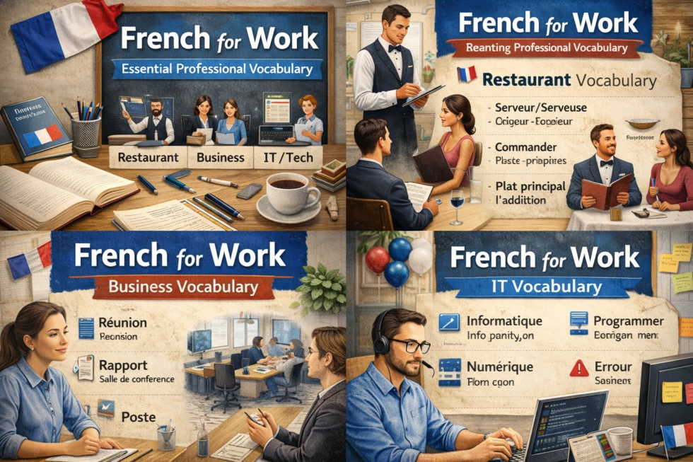 French for Work: Essential Professional Vocabulary (Restaurant ...