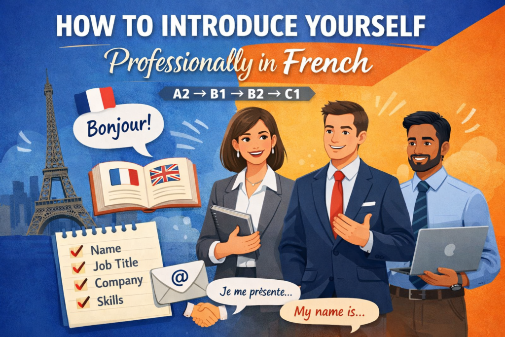 How to Introduce Yourself Professionally in French (A2 → C1) - French ...