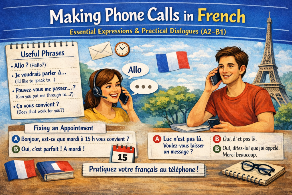 Making Phone Calls in French: Essential Expressions & Practical ...