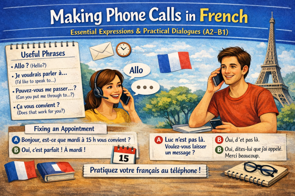 Making Phone Calls in French: Essential Expressions & Practical ...