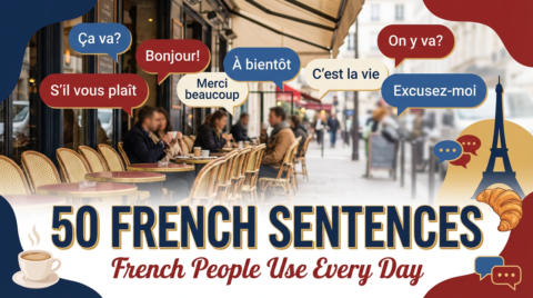 50 French Sentences French People Use Every Day - French Class Teacher